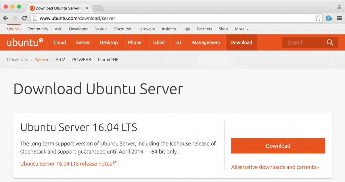 รีวิวการติดตั้ง Ubuntu 16.04 Server – SpaLinux.com – สปาลีนุกซ์
